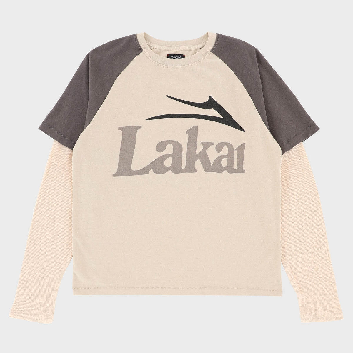 Double Layer Raglan Longsleeve - Brown – Lakai Limited
